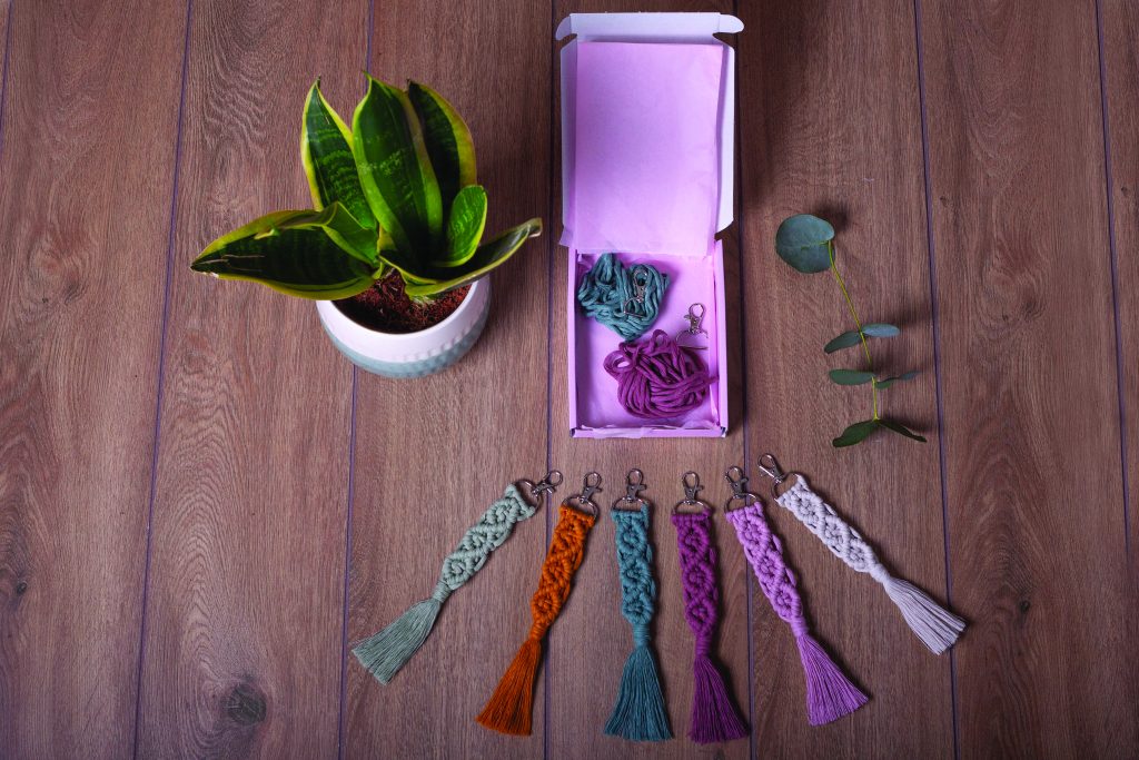 Macrame Keyring Kit - Pimms and Needles